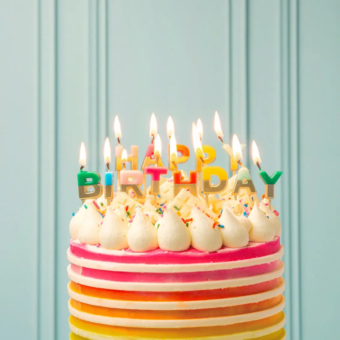 Rainbow Happy Birthday Candles – ISABEL HARVEY